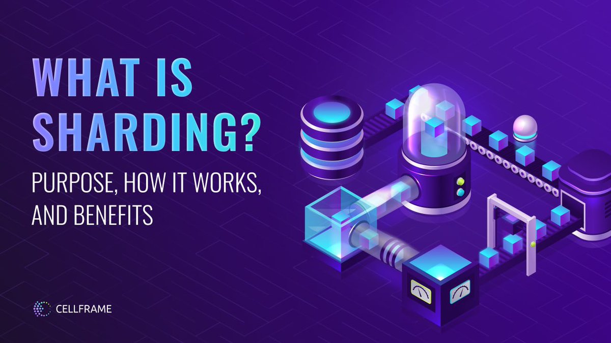 Cellframe Network On Twitter ☝️sharding Is A Way Of Scaling Databases By Dividing Them Into