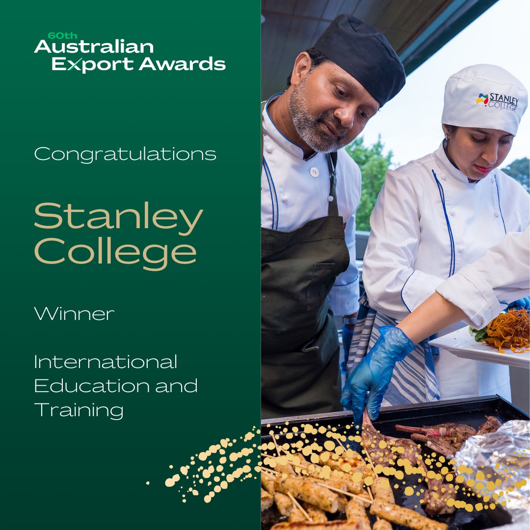 Austrade on Twitter: "Congratulations to @Stanley_College for winning the International ...