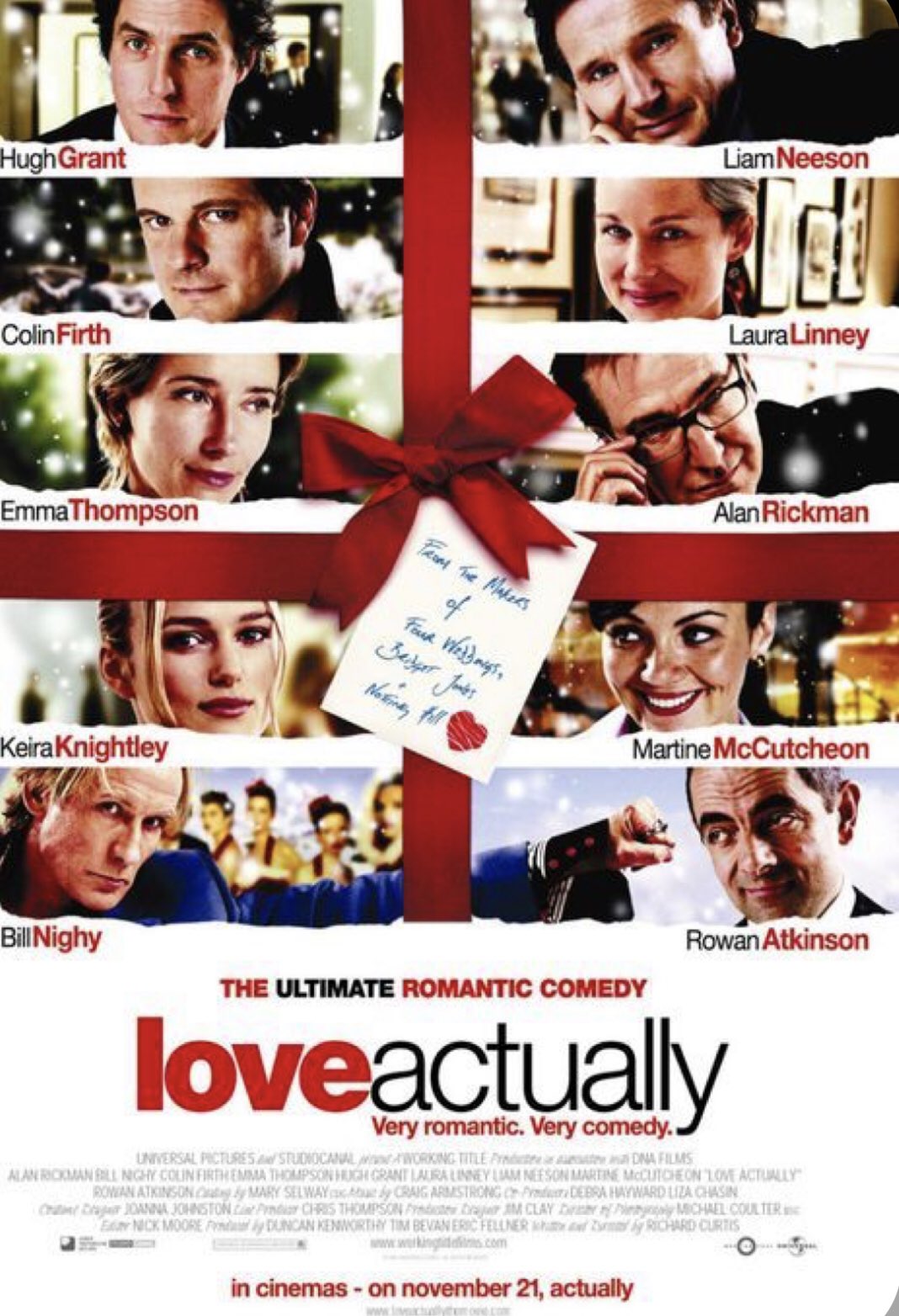 call me vir on Twitter: "love actually, es un clásico, literalmente en una película trata ...
