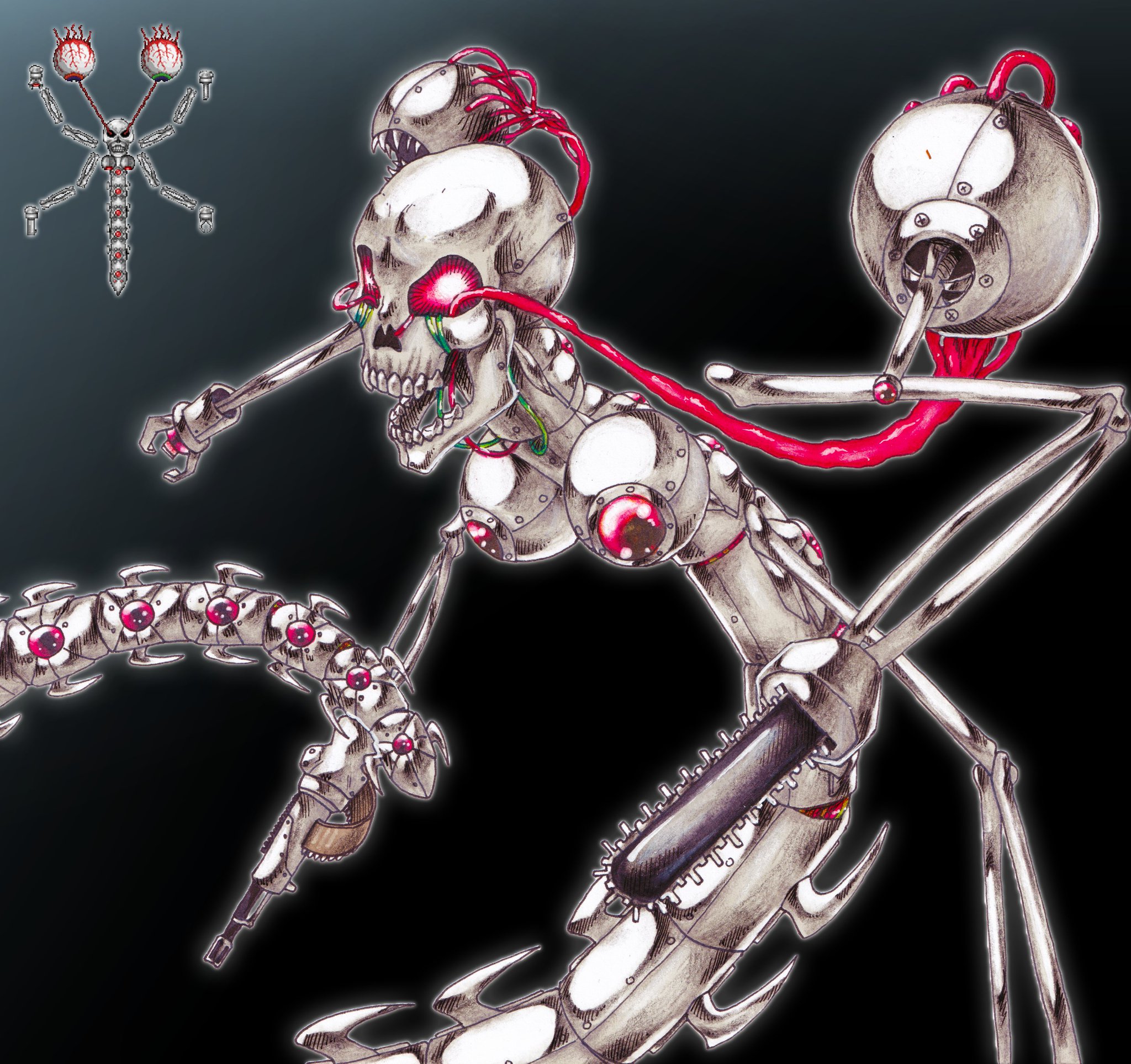 Terraria Skeletron Prime Fan Art Skeletron Prime