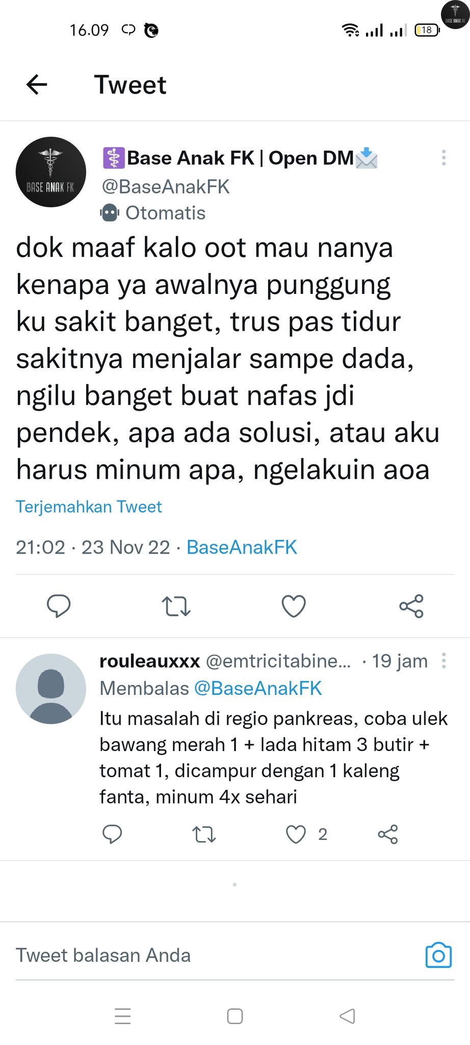⚕️Base Anak FK | Open DM📩 on Twitter: "Dok apakah ini bener ? https://t ...