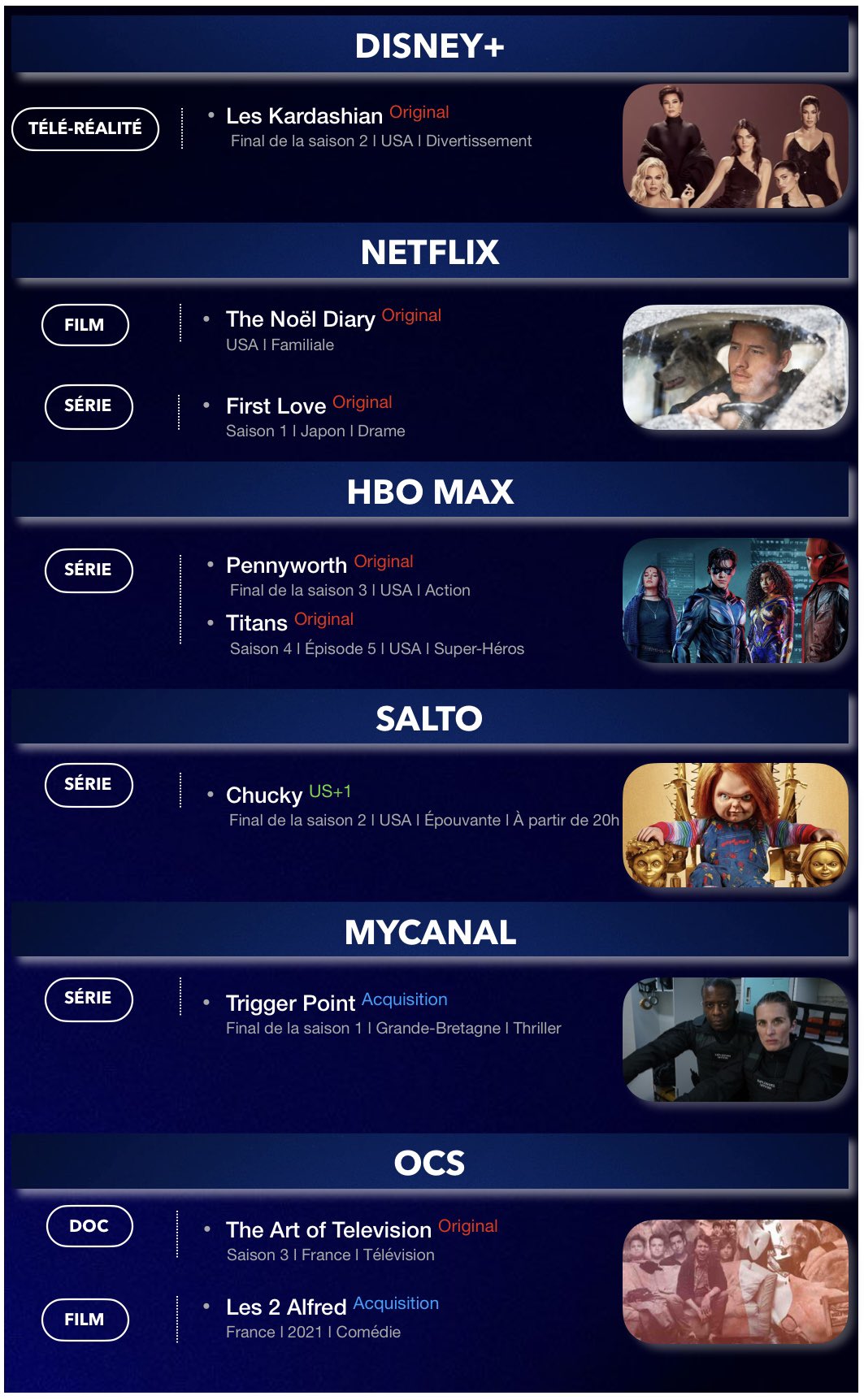 House of TV on Twitter: "Ce jeudi 24 novembre sur les plateformes (#DisneyPlus, #Netflix, # ...