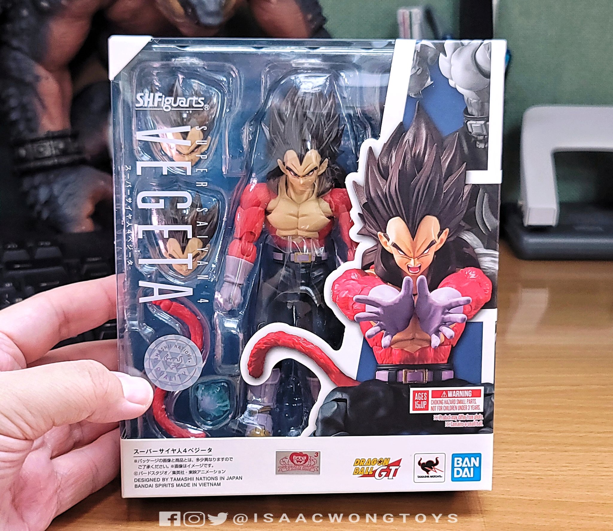 IsaacWongToys on Twitter: "[S.H.Figuarts] スーパーサイヤ人4ベジータ 🦧 ロイド・フォージャー 🕵️‍♂️ More photo on my FB ...