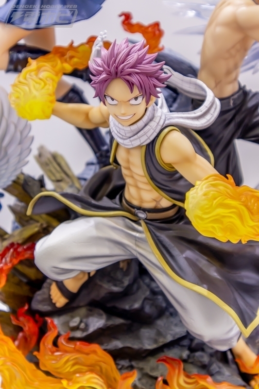 電撃ホビーウェブ on Twitter: "『FAIRY TAIL』ナツ・グレイ・エルザ・ハッピーの「コンセプトマスターライン」スタチューが展示！ https://hobby.dengeki ...