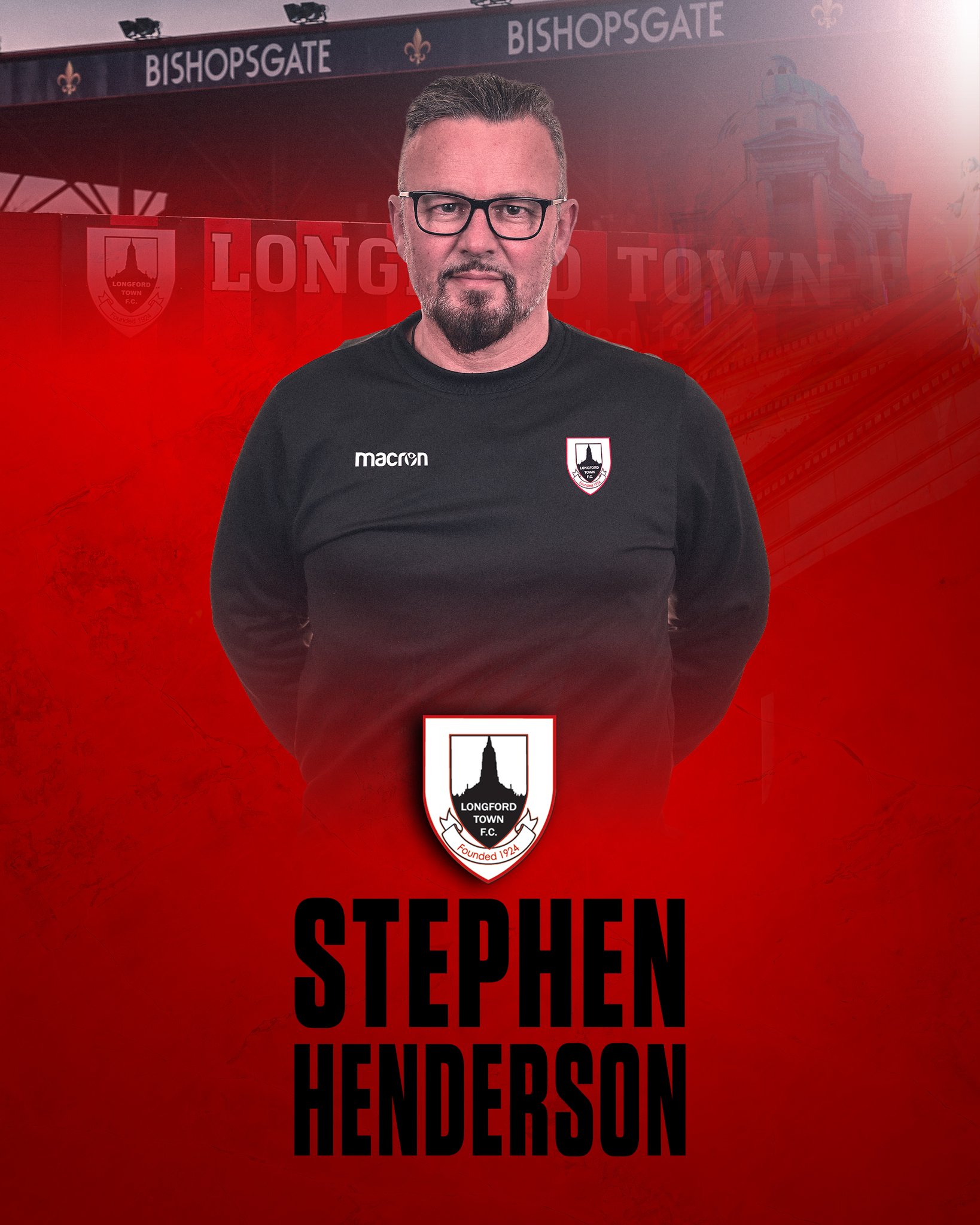 Longford Town FC on Twitter: "🔴⚫️ | 𝗦𝘁𝗲𝗽𝗵𝗲𝗻 𝗛𝗲𝗻𝗱𝗲𝗿𝘀𝗼𝗻 𝗮𝗽𝗽𝗼𝗶𝗻𝘁𝗲𝗱 𝗠𝗮𝗻𝗮𝗴𝗲𝗿. We are delighted to ...