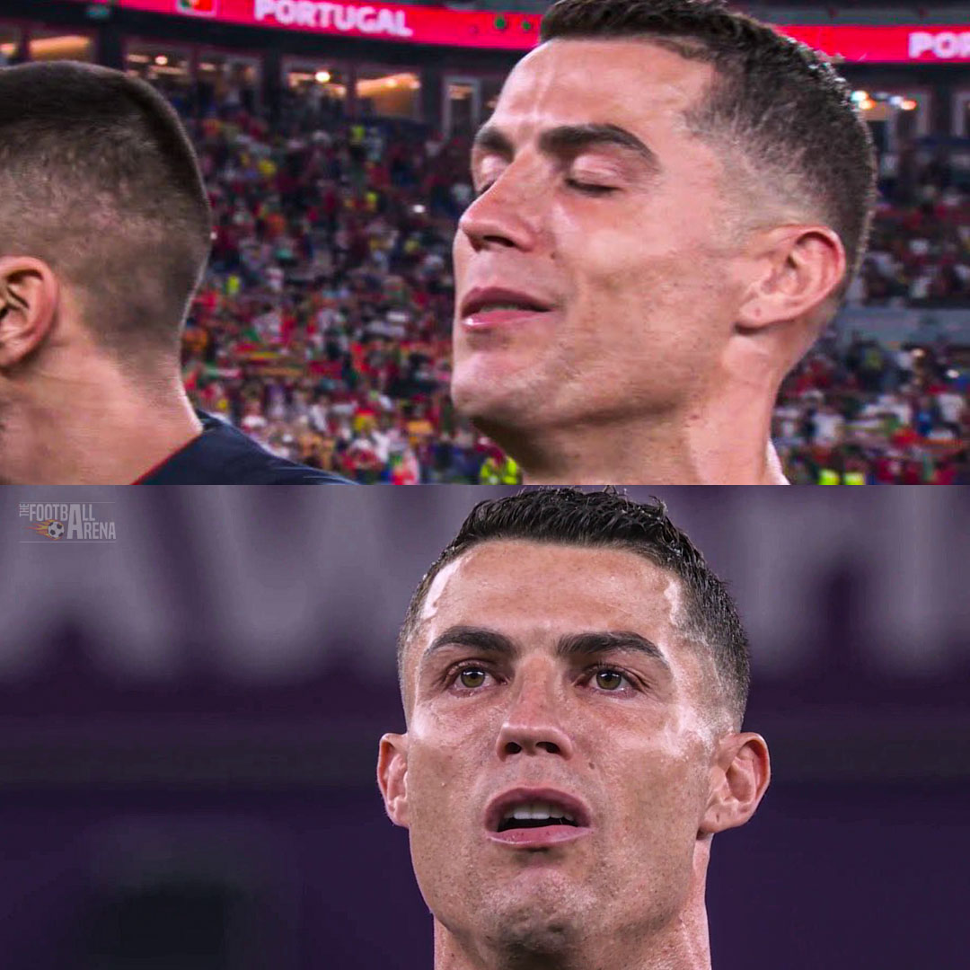 The Football Arena On Twitter Cristiano Ronaldo During The Anthem π₯Ήπ