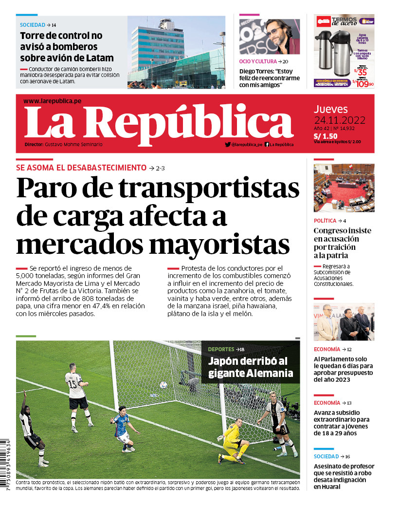 La República On Twitter 🗞 ¡buenos Días 👋 Esta Es Nuestra Portada De
