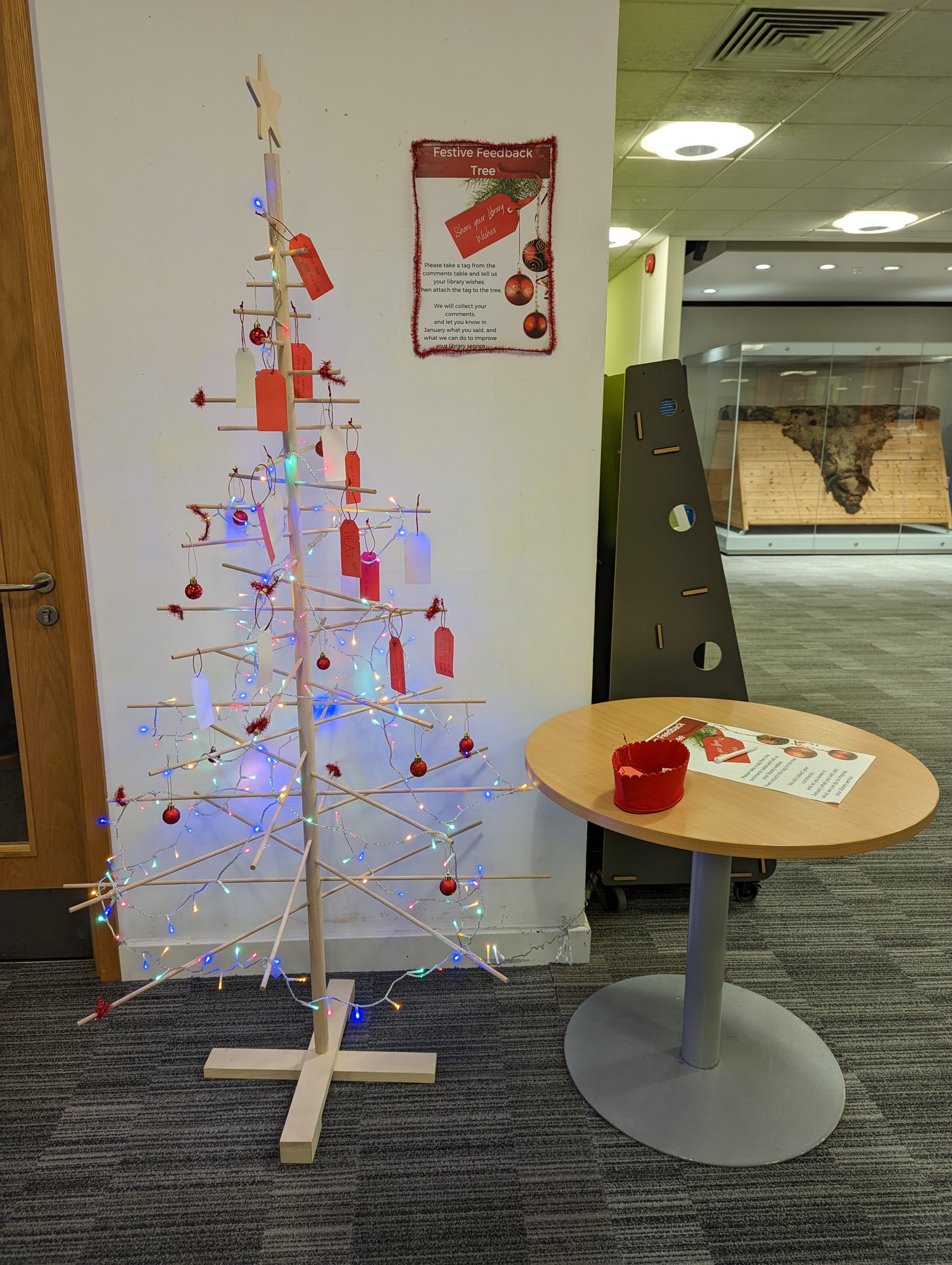 SGUL Library on Twitter: "Our Library Festive Feedback Tree is back for ...