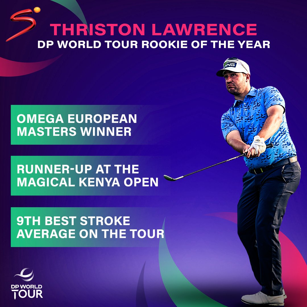 𝗖𝗢𝗡𝗚𝗥𝗔𝗧𝗨𝗟𝗔𝗧𝗜𝗢𝗡𝗦! 👏 Thirston Lawrence has been named the DP World Tour ...