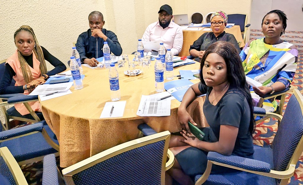 Mrs. Lakunuya Dorothy Bello, Director, Gender & Inclusivity speaking on ...