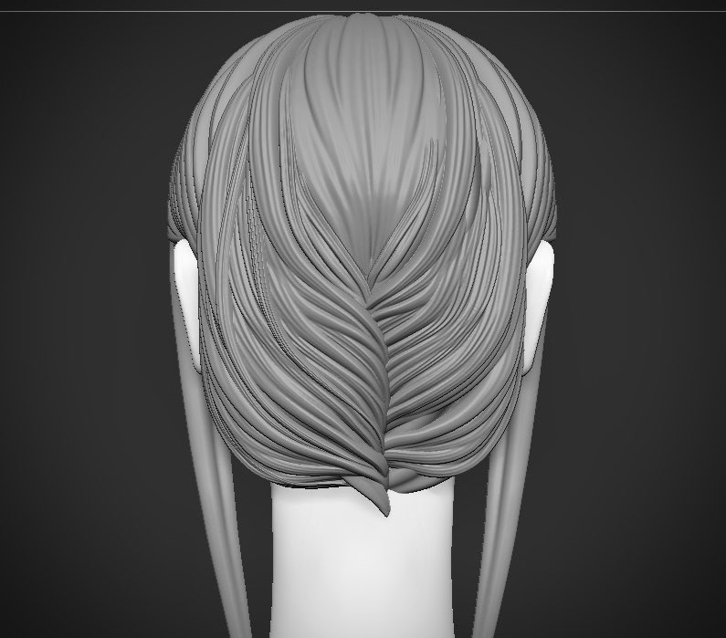 AHILL 2/12WF冬 on Twitter: "マキマさんの後ろ髪です〜、ベースはこんな感じかな？ もうちょい手直ししてディテール詰めていこうっと https://t.co ...