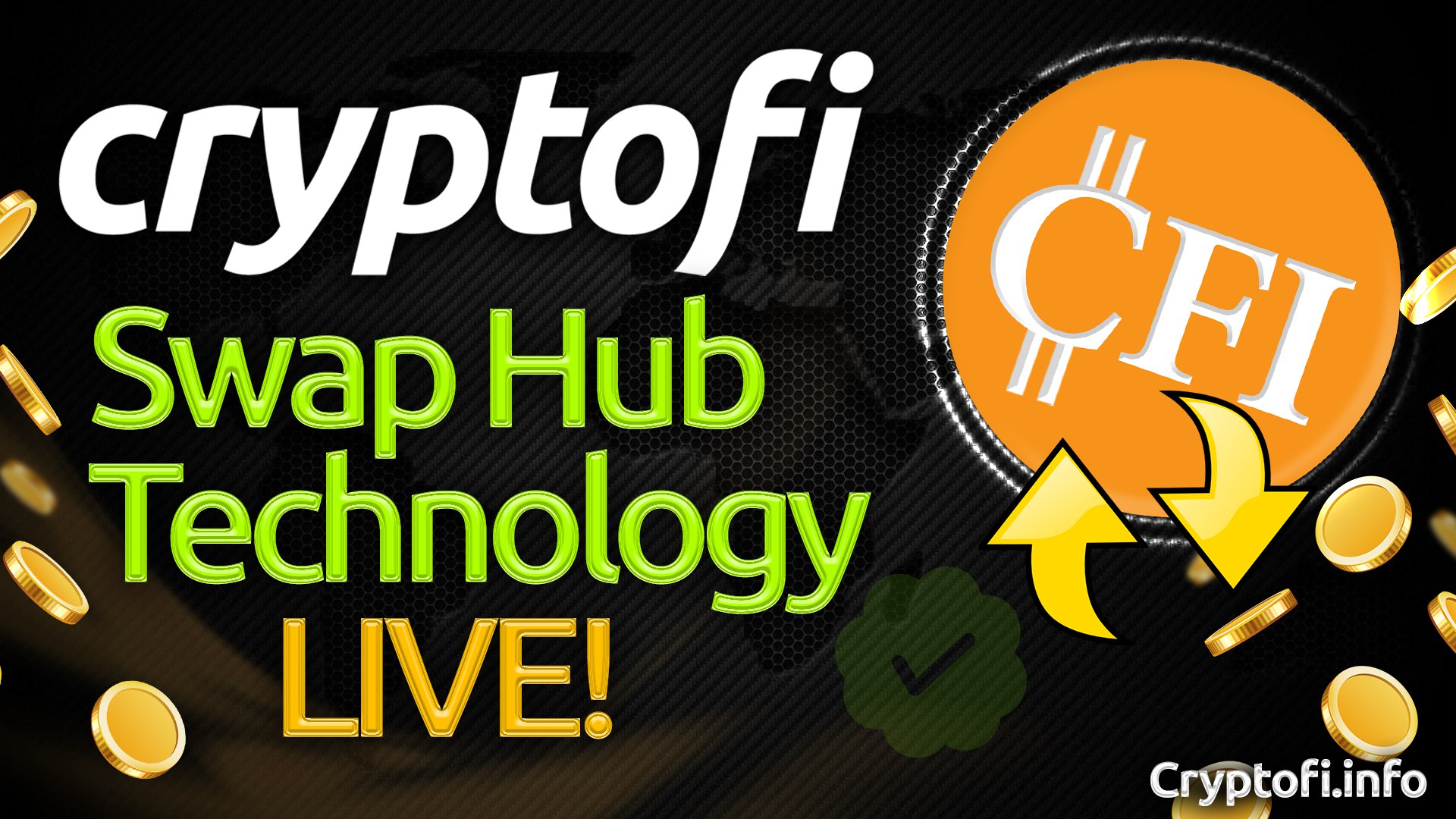 Cryptofi on Twitter: "CryptoFi Swap IS LIVE!🔥🚀 🔹https://t.co/HyNJxsacP7 🔹https://t.co/w4x0wJNyjJ ...