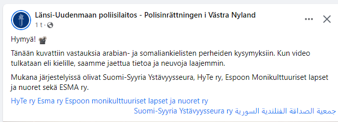 Minna M. on Twitter: "Ajattele, jos Suomeen tulleiden mamujen pitäisi opetella maan kieli! Ei ...