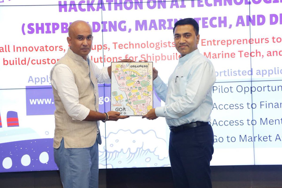 Dr. Pramod Sawant on Twitter: "Launched the #Hackathon on AI Technologies in Ship Building ...