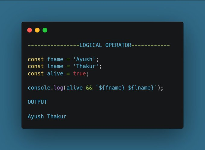 JavaScript Concepts you need for React Thread🧵👇 - المسلسل من Ayush ...