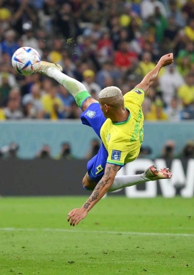 Velberan on Twitter: "Richarlison fez o primeiro gol de Shingo Kick da #CopaDoMundoFIFA 2022 ...