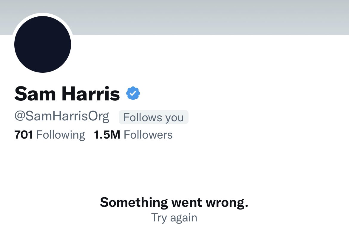 Doc Anarchy | Substack on Twitter: "Sam Harris rage quit Twitter on Thanksgiving. Meditation ...