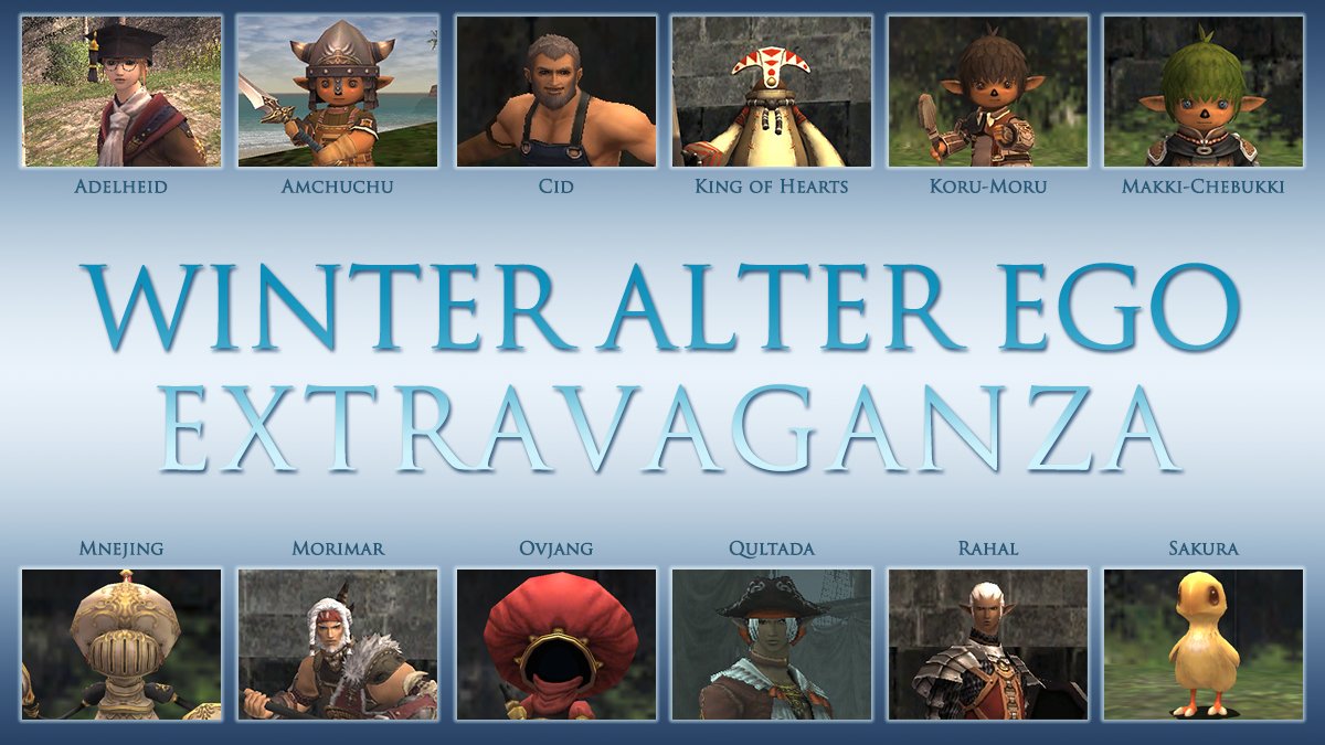 FINAL FANTASY XI on Twitter: "The #FFXI Winter Alter Ego Extravaganza is returning soon! https ...