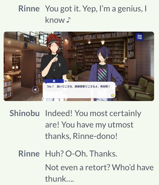 HOT FUCKING LIMIT !!!!!! on Twitter: "this is one of my favorite interactions with rinne ever ...