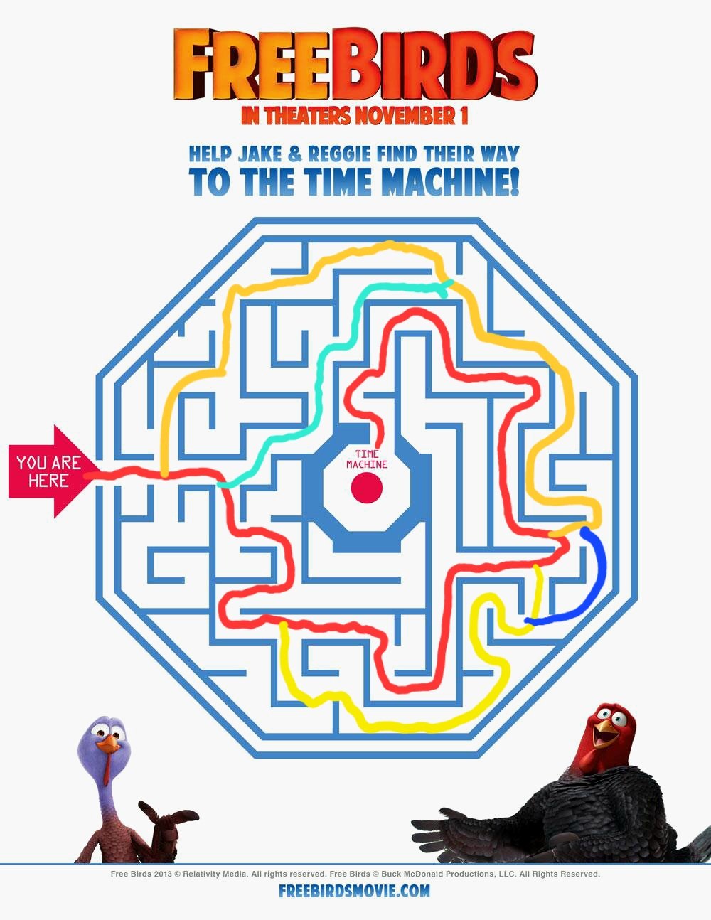 The Grimm Apprentice On Twitter FreeBirdsMovie Here With All Possible Routes Accouted For In the-grimm-apprentice-on-twitter-freebirdsmovie-here-with-all-possible-routes-accouted-for-in