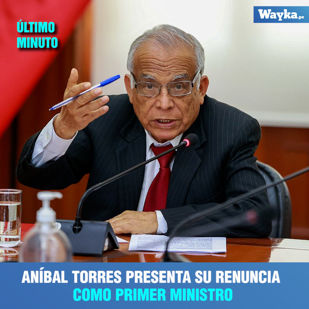 🇵🇪 Wayka📢 On Twitter El Primer Ministro Presentó Su Carta De Renuncia