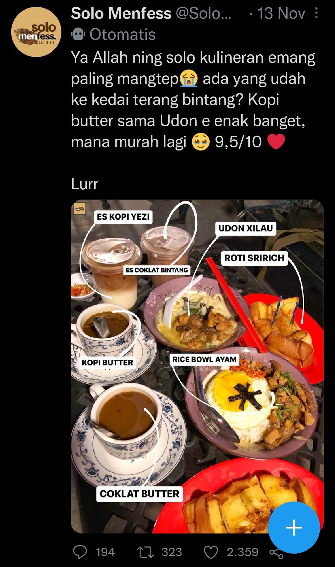 Solo Menfess on Twitter: "Menfess ter HOT bulan ini lurr 1. Review salah satu warung kuliner ...