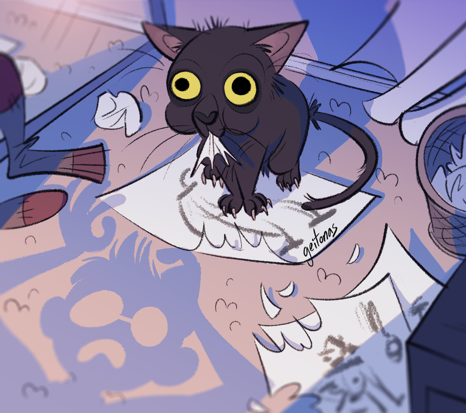 Night Vale Floating Cat