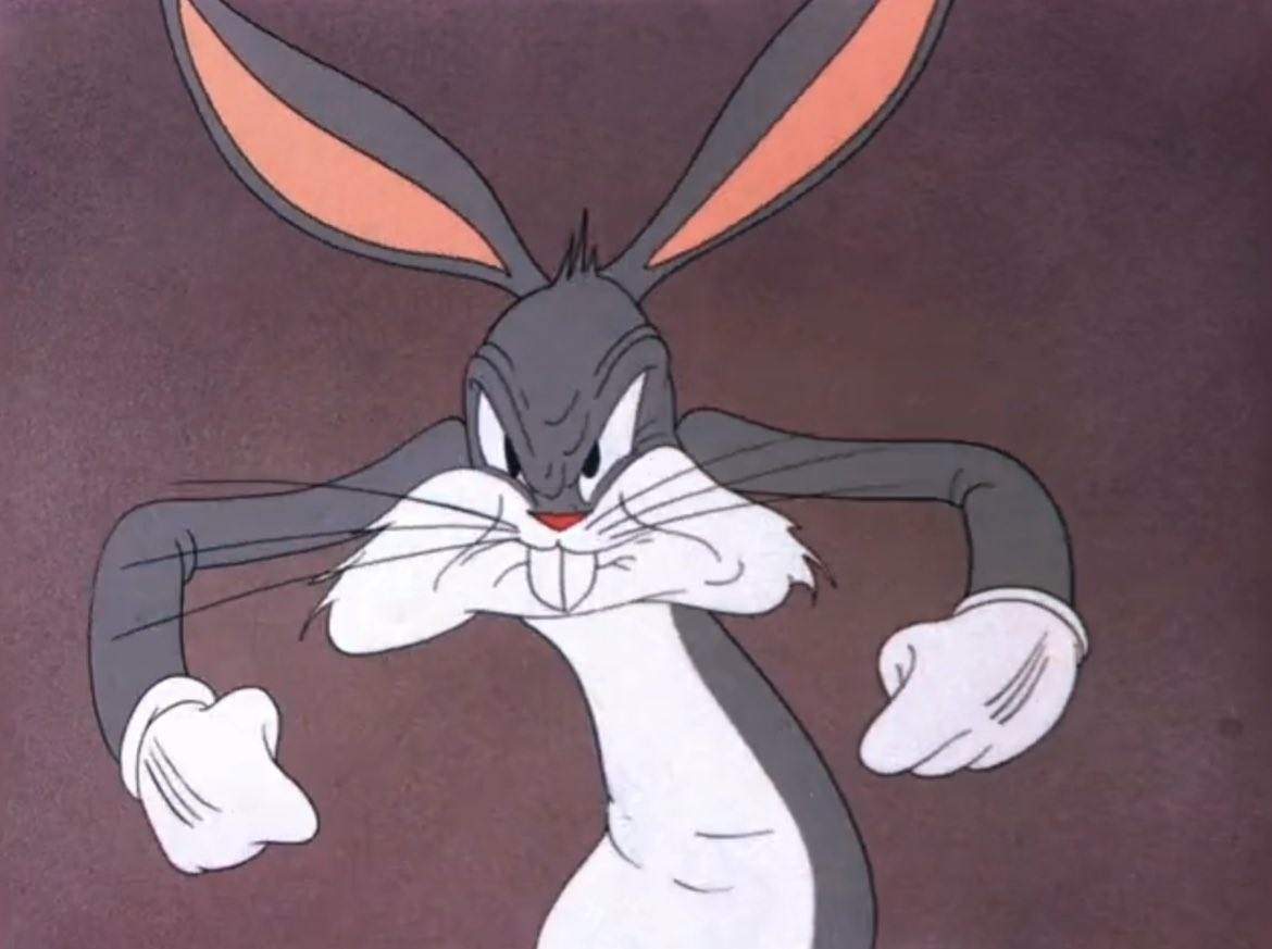 Bugs Bunny Angry Face
