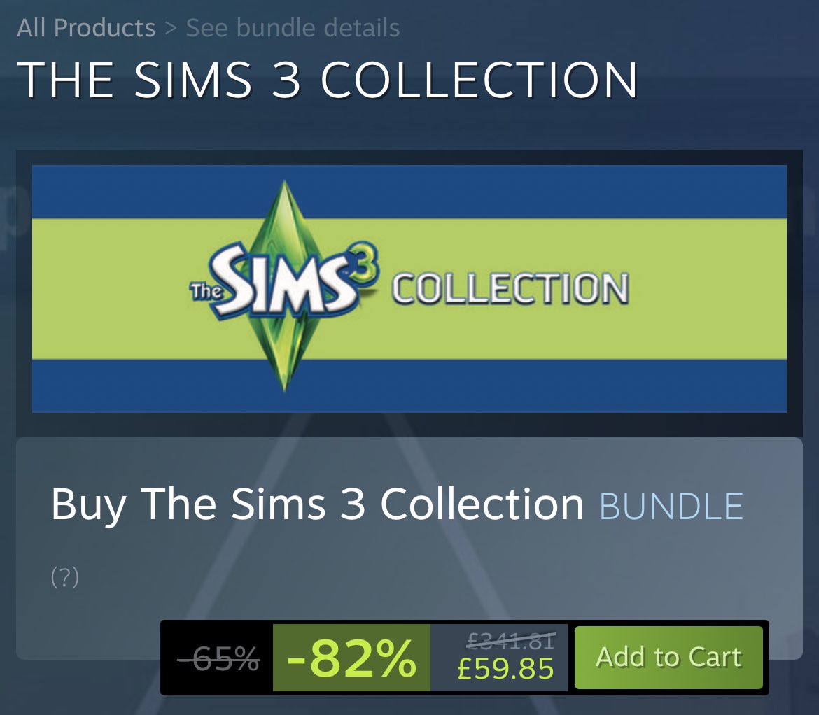 the english simmer on Twitter: "you can currently get every single pack for the sims 3 for £60 ...
