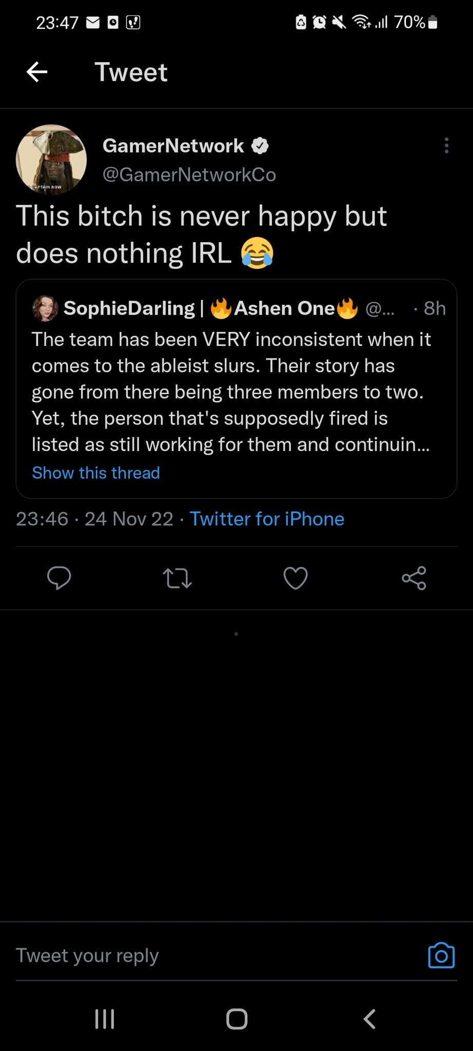 SophieDarling | 🔥Ashen One🔥 on Twitter: "I'm actually getting my PhD Benji, whilst streaming and ...
