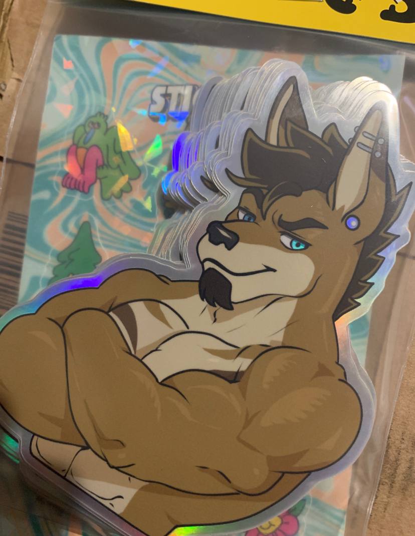 Dart 🦘 on Twitter: "Had some stickers made for MFF, if you find me feel free to ask for one! Art ...