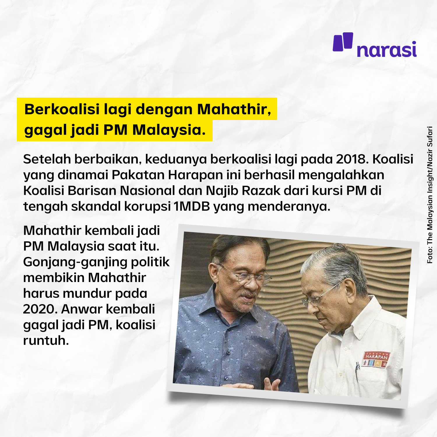 Narasi Newsroom on Twitter: "Anwar Ibrahim resmi dilantik menjadi Perdana Menteri Malaysia ...