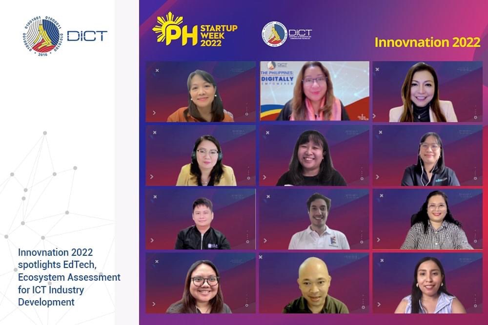 Department of ICT PH on Twitter: "𝐑𝐄𝐀𝐃: 𝐈𝐧𝐧𝐨𝐯𝐧𝐚𝐭𝐢𝐨𝐧 𝟐𝟎𝟐𝟐 𝐬𝐩𝐨𝐭𝐥𝐢𝐠𝐡𝐭𝐬 𝐄𝐝𝐓𝐞𝐜𝐡, 𝐄𝐜𝐨𝐬𝐲𝐬𝐭𝐞𝐦 𝐀𝐬𝐬𝐞𝐬𝐬𝐦𝐞𝐧𝐭 ...