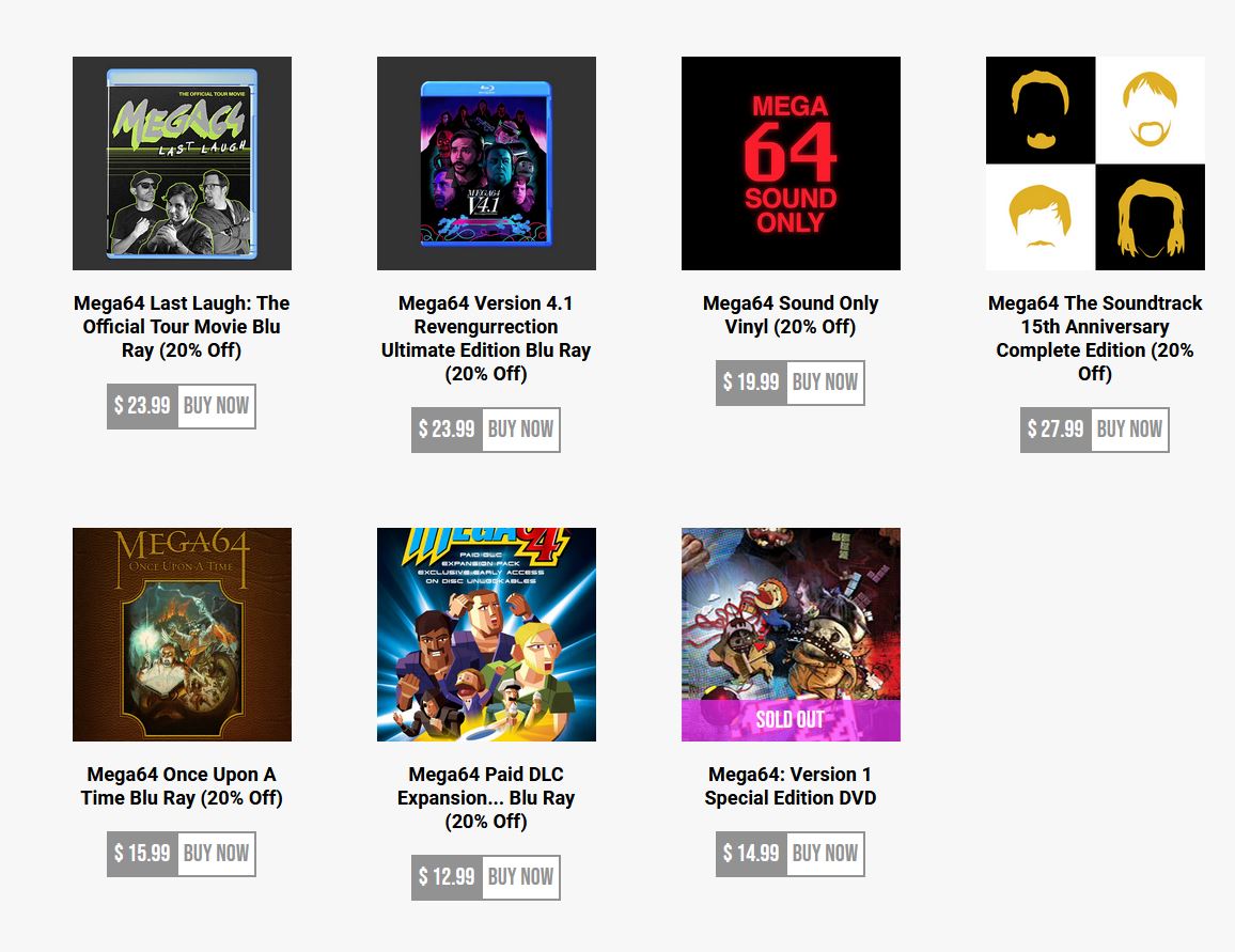 Mega64 on Twitter: "RT @videogamedeals: 20% Off Media via Mega64 Store. https://t.co/6zLisCyLD5 ...