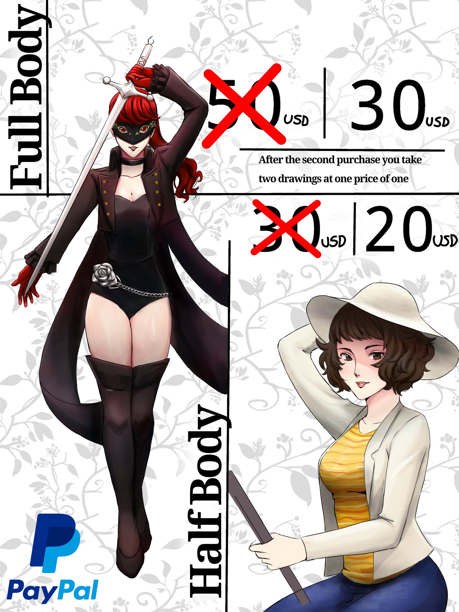 Tuhuma Kai💕 on Twitter: "hi, open commissions and now with new prices! If you are interested, do ...