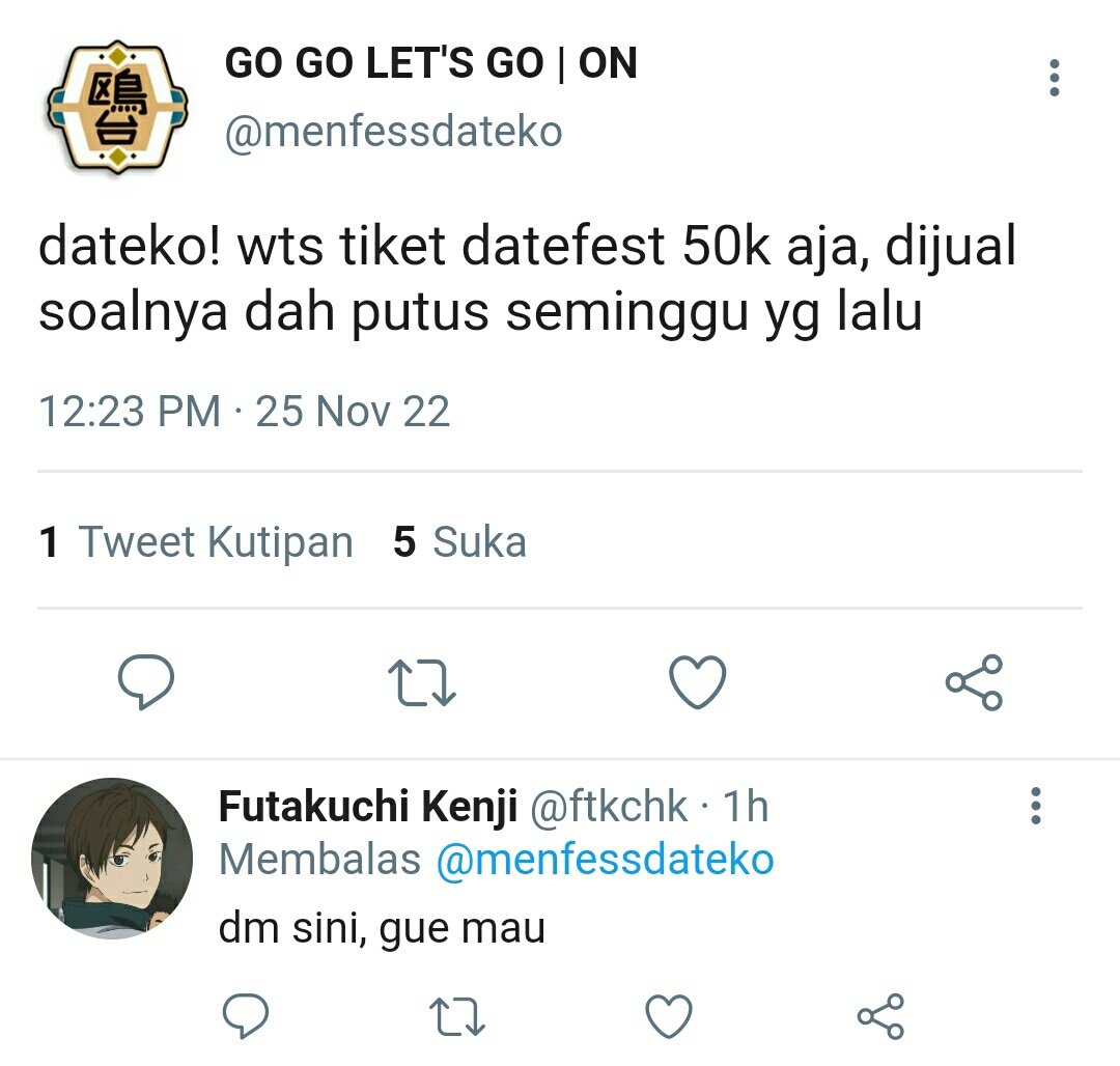didi ♡ on Twitter: "#futamai five tweets au — tiket konser https://t.co ...