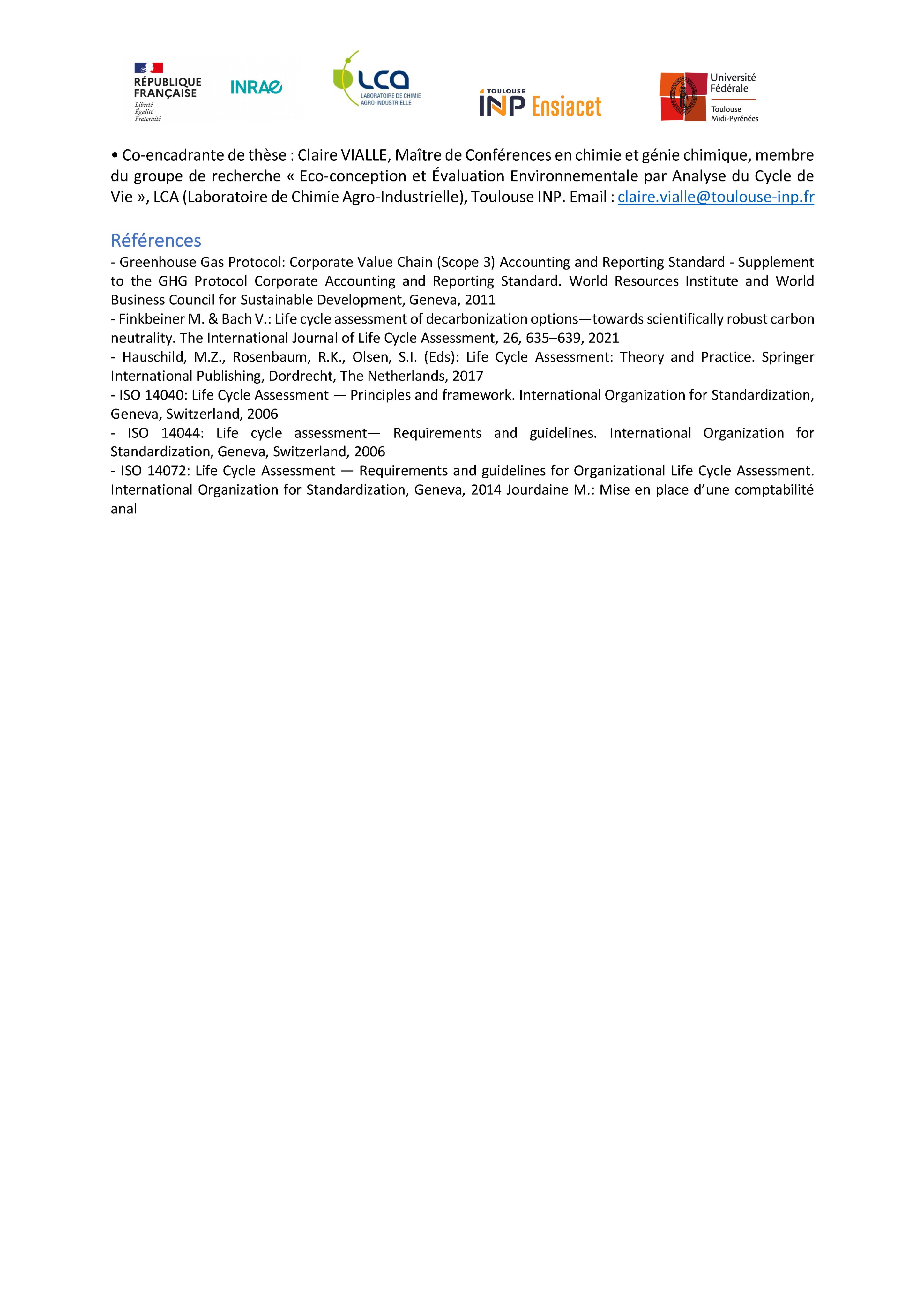 Laboratoire de Chimie Agro-industrielle (@lca_toulouse) / Twitter