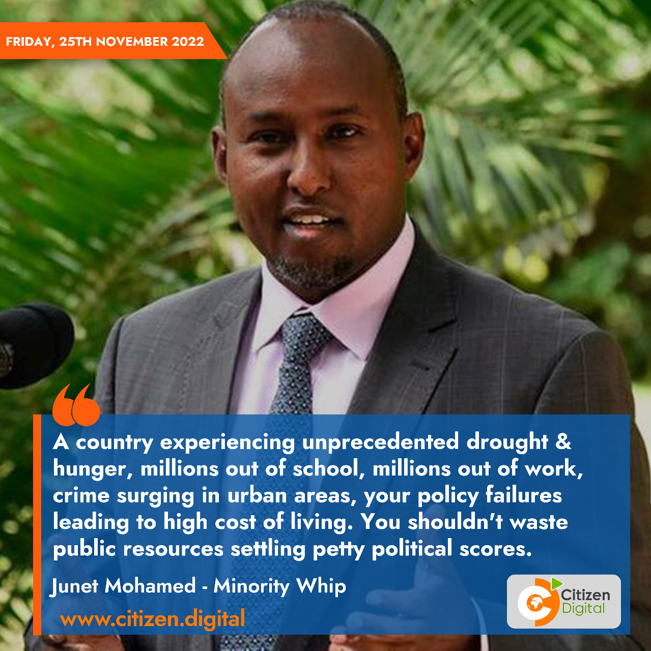 Citizen TV Kenya on Twitter: "A country experiencing unprecedented drought & hunger, millions ...