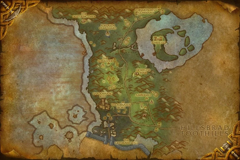 Azeroth Map Cataclysm