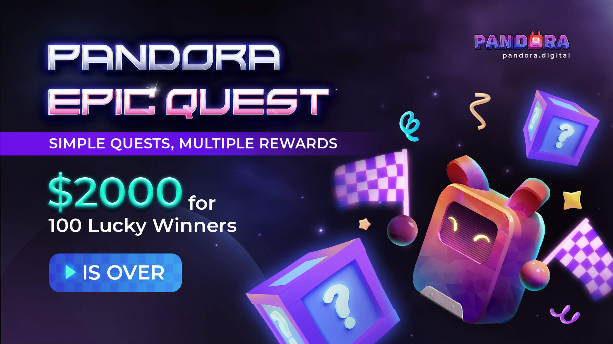 Pandora on Twitter: "🎉Congrats to 100 Lucky Winners of Pandora Epic ...