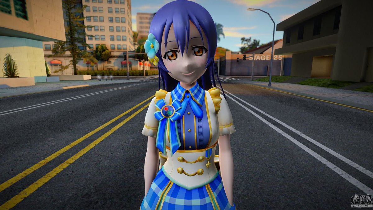 GTAallcom on Twitter: "Umi from Love Live https://gtaall.com/gta-san-andreas/skins/205394-umi ...