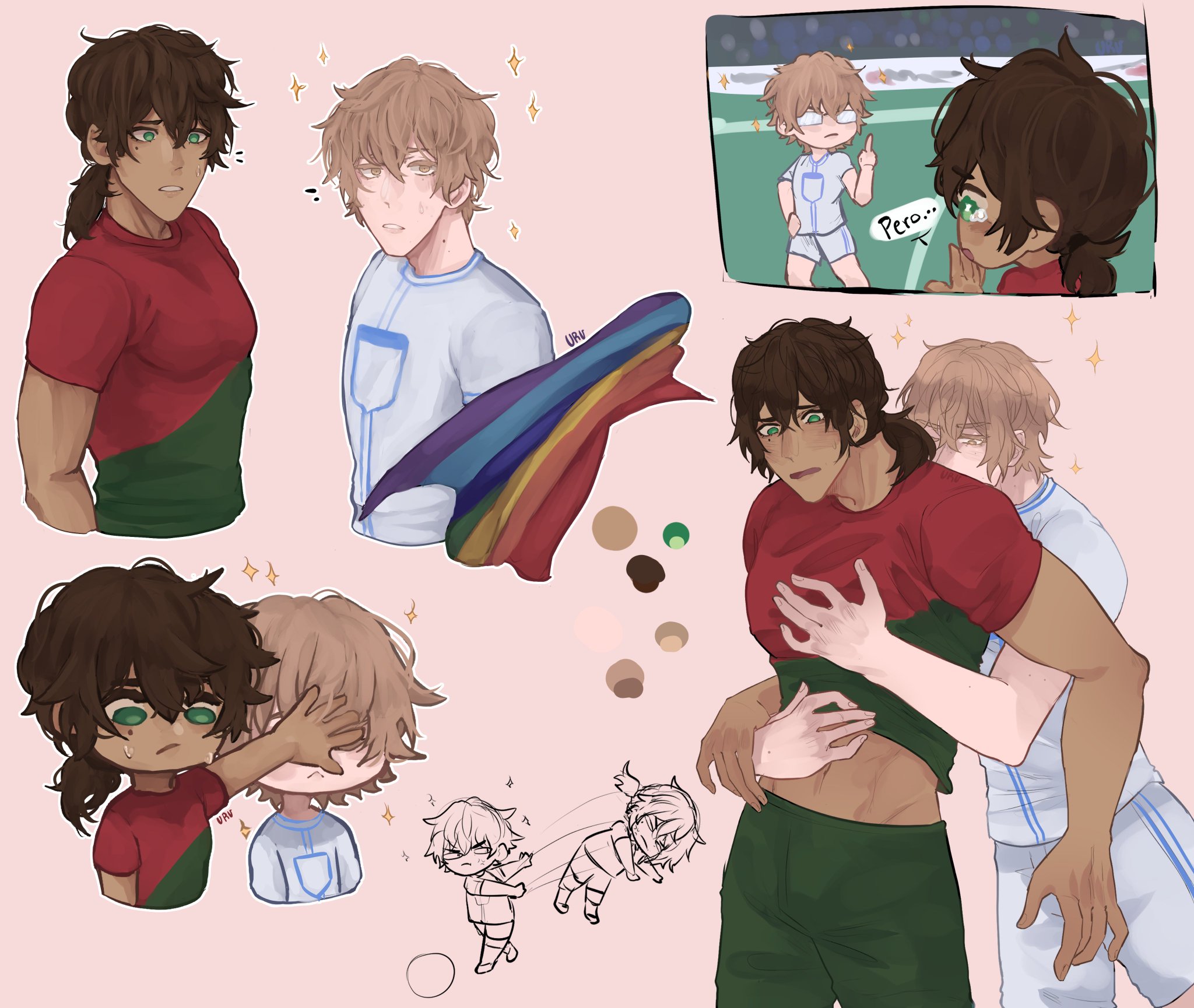 ∴•°༻Mr.Uru 🇺🇾༺°•∴ (Open Commission💖) on Twitter: "Uruguay vs Portugal, un partido con el tío ...