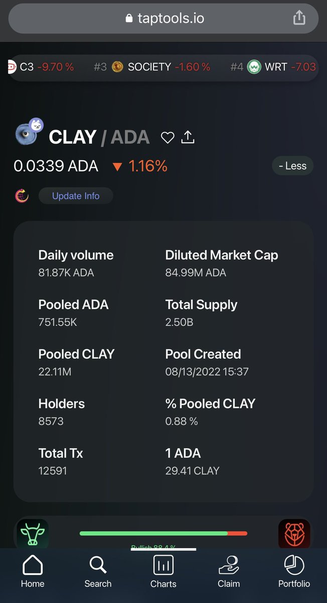 TapTools on Twitter: "Learn more about each token with #TapTools. 👉 http://taptools.io 👈"