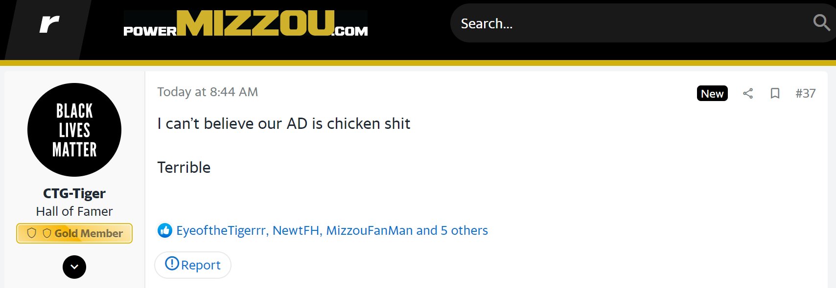 Message Board Geniuses on Twitter: "#Mizzou fans react: https://t.co/ZEdx44Vreq" / Twitter