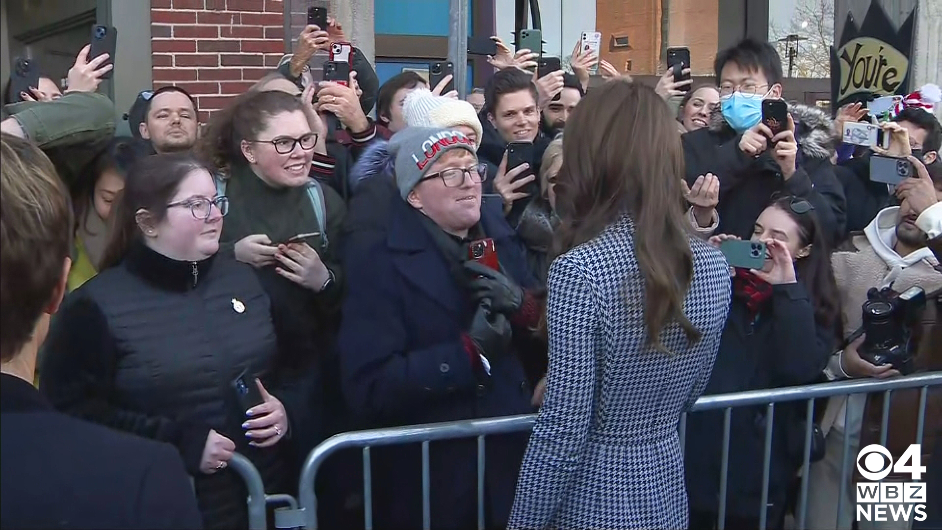 Wbz Cbs Boston News On Twitter The Princess Of Wales Greets The