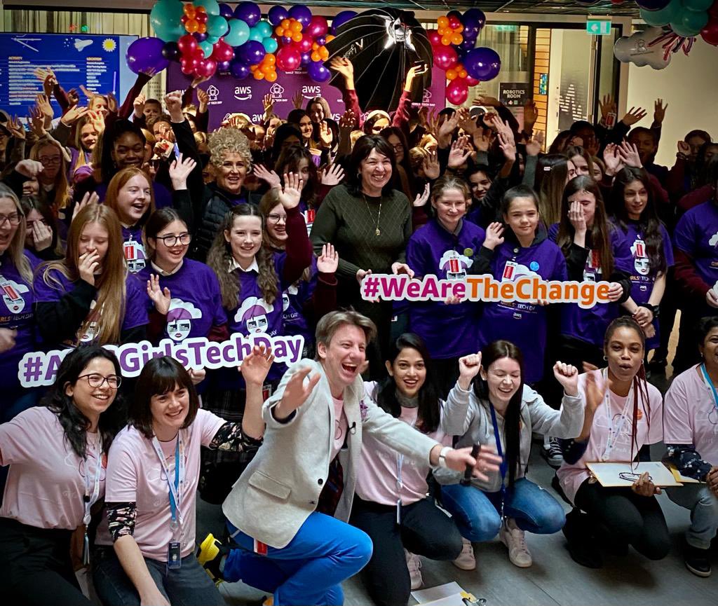 Claire Cronin on Twitter: "Delighted to visit @AWS_UKI with aspiring female tech leaders for # ...