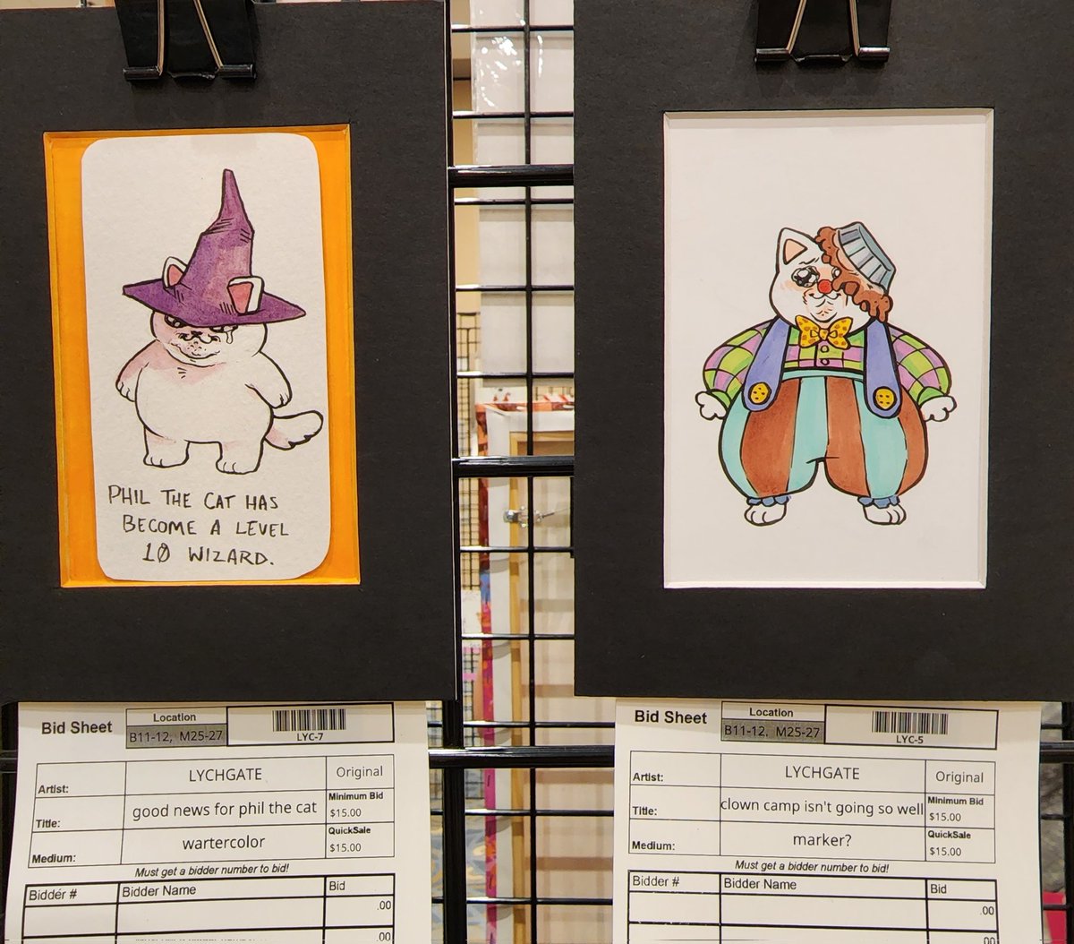 「ART SHOW THREAD reminder I don't have a table so if there wa」LYCHGATE ...