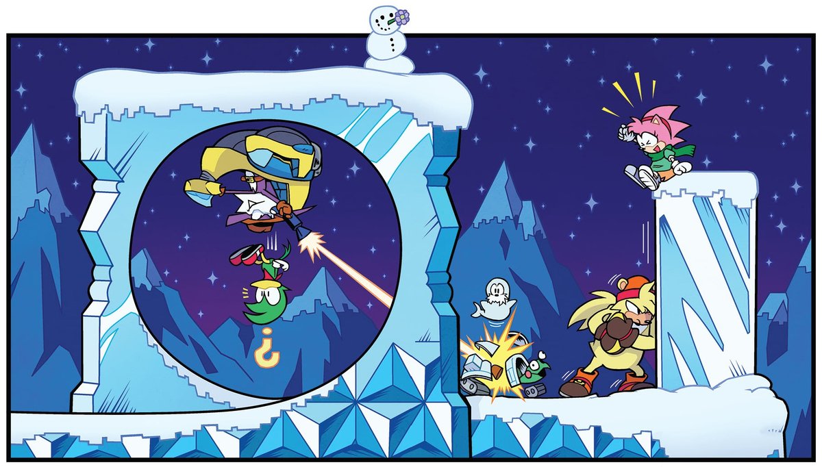 Sonic The Hedgeblog On Twitter Winter Caverns Zone Idws Sonic The