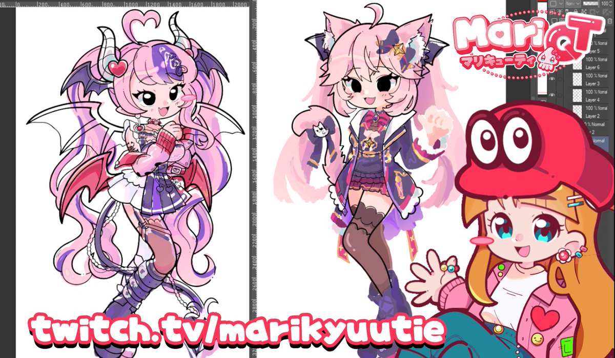 Mari 💖🦑 V-Artist (@marikyuunn) さんのイラスト・マンガ作品まとめ (110 件) - Twoucan