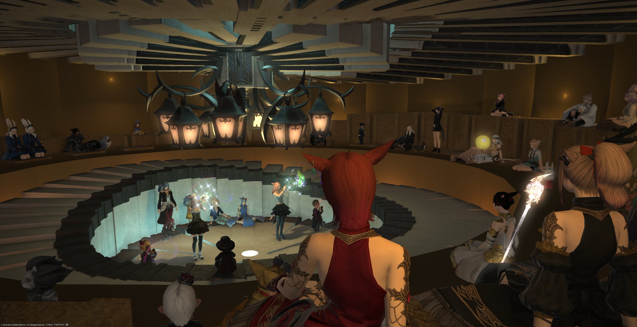 ギラこOfficial@DQ10&FF14🜸 on Twitter: "こういう演奏も極とかみたいに事前に準備とか打合せしてるのだろう…！ 会場のハウジングギミックにもびっくりしたw #ネト ...